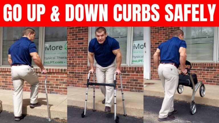 How to Navigate Curbs with a Cane or Walker